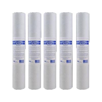 China SuperSize Sediment Filter 10*10*30cm for 500L/Hour Productivity and 1 Micron Filtration for sale