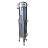 China 62KG Weight Manufacturing Plant 304 Stainless Steel Bag Filter Housing 2 Inch NPT Inlet150PSI for sale