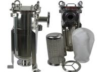 China 304 Stainless Steel Housing 150PSI 1in NPT High Pressure Bag Filter for Printing Shops for sale