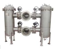 China Size 1 Carbon Steel Duplex Bag Filter Vessel 62KG Weight for Hotels and Professional for sale