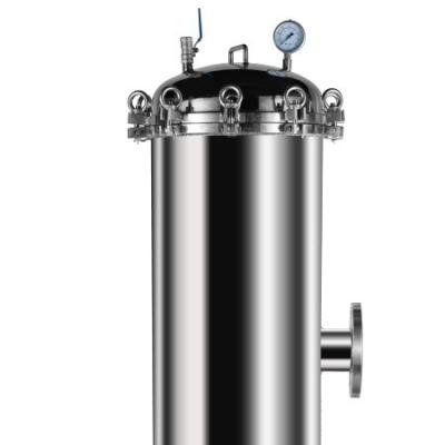 China 62KG Stainless Steel Bag Filter Housing Industrial Pressure Fluid Filter for Food Shop for sale