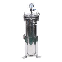 China 304 Stainless Steel Industrial-Grade Liquid Bag Filter Solution for Printing Industry for sale