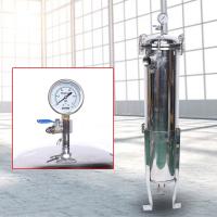 China 304 Stainless Steel Industrial-Grade Liquid Bag Filter Solution for Printing Industry for sale