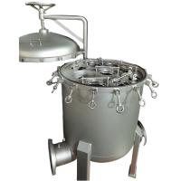 China Stainless Steel Liquid Bag Filter Housings for Heavy-Duty Liquid Filtration Solutions for sale