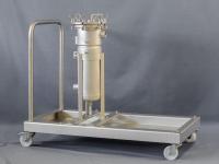 China 62KG Industrial Grade Bag Filter Housing in 304 Stainless Steel for Garment Shops for sale