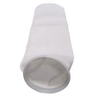 China 2 Size Energy Mining Polyester Felt Liquid Filter Bags 0.5 Micron Polypropylene Ring for sale
