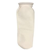 China 2 Size Energy Mining Polyester Felt Liquid Filter Bags 0.5 Micron Polypropylene Ring for sale