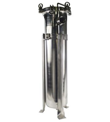 China High Pressure Bag Filter Housing for Hotels 62KG Weight 304 Stainless Steel Material for sale