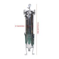 China 3 Bag Filter Stainless Steel Filter Housing with 1