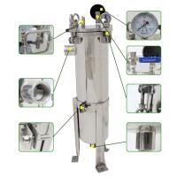 China 304 Stainless Steel Bag Filter Housing for Oil and Gas Industry Explosion-Proof 30 LPM for sale