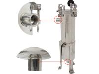 China 304 Stainless Steel Bag Filter Housing for Oil and Gas Industry Explosion-Proof 30 LPM for sale