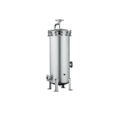 China Liquid Filtration Stainless Steel Bag Filter Housing 62KG Weight for Hotels and More for sale