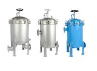 China Liquid Filtration Stainless Steel Bag Filter Housing 62KG Weight for Hotels and More for sale