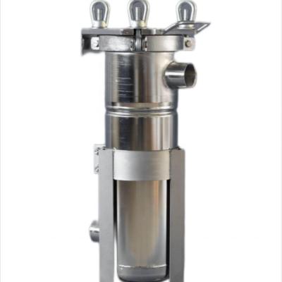 China Food Beverage Shops 62KG Stainless Steel Bag Filter Housing for Industrial Filtration for sale