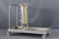 China Food Beverage Shops 62KG Stainless Steel Bag Filter Housing for Industrial Filtration for sale