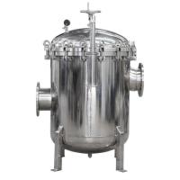 China 304/316L Stainless Steel Bag Filter Housing 62KG Weight for Industrial Applications for sale