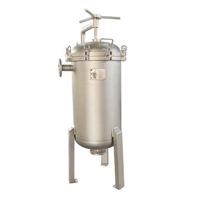 China 62KG Industrial Pressure Fluid Filter Bag Housing in 304 Stainless Steel for Farms for sale