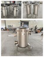China 62KG Industrial Pressure Fluid Filter Bag Housing in 304 Stainless Steel for Farms for sale
