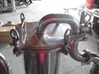 China Filtration System With Turtleback Single Bag Filter Filtering Impurities for sale