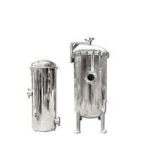 China 62KG Stainless Steel Bag Filter for Diesel Chemical Sewage in Manufacturing Plant for sale