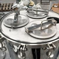 China 62KG Stainless Steel Bag Filter for Diesel Chemical Sewage in Manufacturing Plant for sale