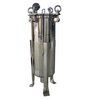 China 62KG Weight 304 Stainless Steel Bag Water Filter for Hotels 2.7 sq ft Filtering Area for sale