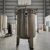 China Liquid Purification 62KG Stainless Steel Bag Filter With Core Components for sale