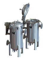 China 62KG Weight Modular SS Bag Filter Housing with Adjustable Inlet/Outlet Connections for sale