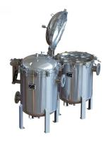 China 62KG Weight Modular SS Bag Filter Housing with Adjustable Inlet/Outlet Connections for sale