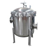 China 1-100micron Micron Rating Multi-bag Liquid Filter Housing for Screw Thread Connection for sale