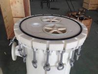 China Seawater Desalination Water Plastic FRP Bag Filter Housing with Filter Bag and 60KG Weight for sale