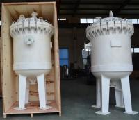 China Seawater Desalination Water Plastic FRP Bag Filter Housing with Filter Bag and 60KG Weight for sale
