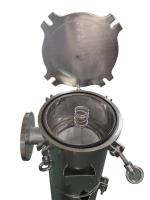 China Silicone Side Inlet Stainless Steel Industrial Filter for Water Treatment Equipment for sale