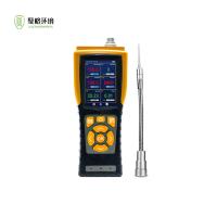 China Pumping Suction Portable Multi Gas Detector 6 Gas CO2 Ex O2 H2S CO IP68 5400mAh for sale