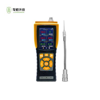 China Pumping Suction Portable Multi Gas Detector 6 Gas CO2 Ex O2 H2S CO IP68 5400mAh for sale