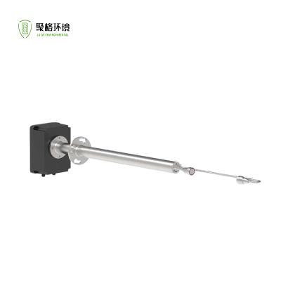 China Flue Gas Ultrasonic Flowmeter with Ultrasonic Time Difference Method for High Precision and Integrated Design for sale