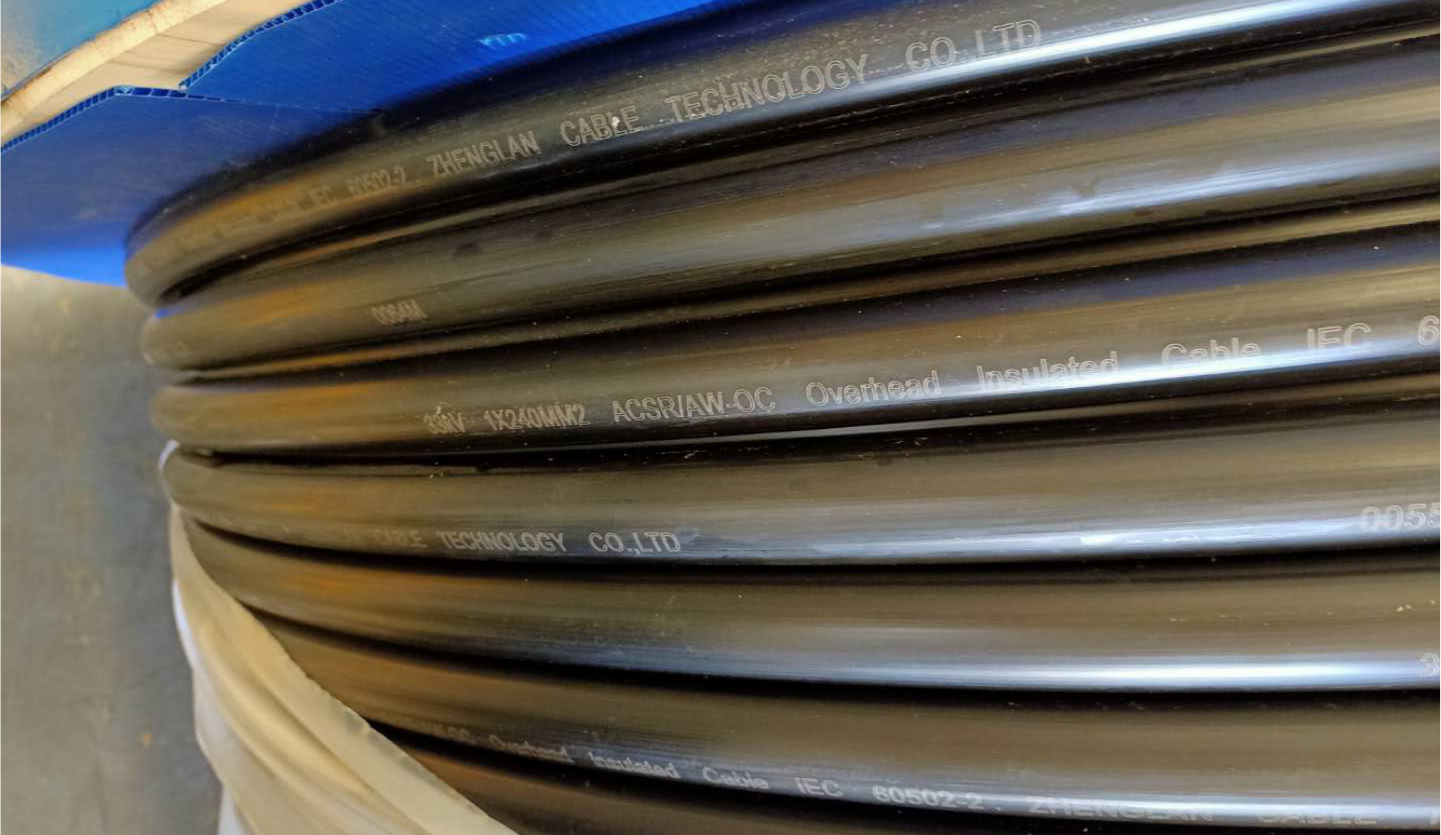 33kv ACSR-AW/OC 1X240sqmm overhead insulated cable