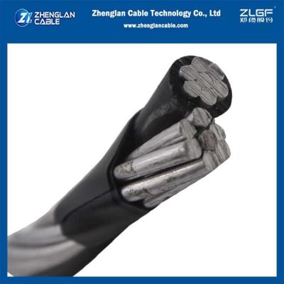China ICEA S-76-474 ABC Cable With Bare ACSR Neutral Messenger Shepherd Al/Xlpe 6AWG+6AWG for sale