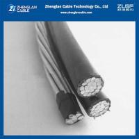 China AAAC Neutral Aerial Bundled Cable Service Drop Cable Barnacles 2x4AWG+1x4AWG AAC/XLPE for sale