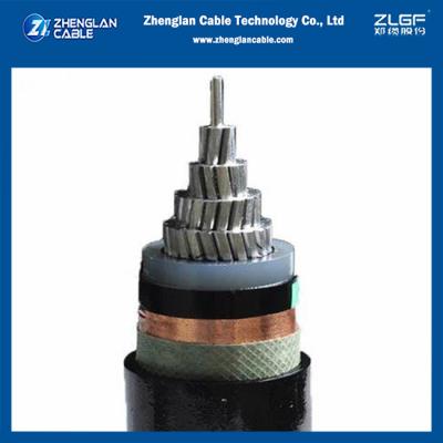 China 18 / 30KV 25kv Aluminum Power Cable Xlpe Insulated Hdpe Sheathed 1x240 / 20mm2 for sale