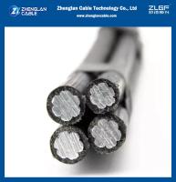China Drop Wire ABC Aerial Bundled Cables 50 Sqmm 35 3 Phase Aluminium Conductor Triplex for sale