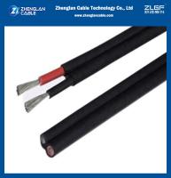 China RED Photovoltaic Solar Cable 4mm2 Fire Resistance Tin Copper Flexible Power DC 1.5KV for sale