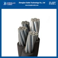 China Quadruplex Neutral Supported Aluminum Cable 1kv Aerial Bundled 3x50/50mm2 Xlpe Insulated for sale