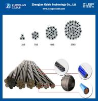 China 1/4 '' And 3/8'' EHS Galvanized Steel Strand ASTM A 475 Zinc Coated /Guy Wire/Ground Wire for sale
