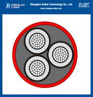 China MV 12/20kVCopper / Aluminum N2XS2Y NA2XS2Y XLPE Insulation with PE sheath Distribution cables  DIN VDE 0276-620 for sale