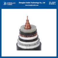 China 18/30KV Medium Voltage Power Cable CU/SC/XLPE/SC/CTS CWS/PVC/AWA/PVC 1x240mm2 IEC60502-2 for sale
