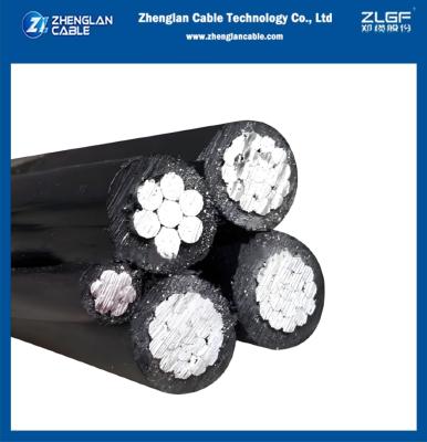 China Aerial Bundled Cable ABC CAAI LV 0.6/1kv 3x35+16+25mm²AAC+XLPE/AAC+XLPE/AAAC+XLPE IEC60502-1 for sale