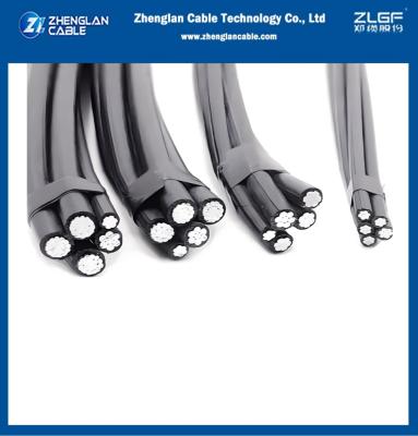 China ABC LV 0.6/1kv 3x25+16+25mm² Aluminum Conductor / Aluminum Alloy Conductor +xlpe InsulationIEC60502-1 for sale