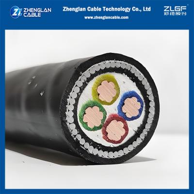 China Low Voltage Power Cable NYRGBY Cable Cu/pvc/pvc/swa/pvc 4x16mm2 IEC60502-1 for sale