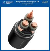 China Medium Voltage Power cable 8.7/15kv Copper conductor xlpe insulation swa armored pvc sheath CU/SC/XLPE/SC/PVC/SWA/PVC 3x70mm2 IEC 60502-2 for sale